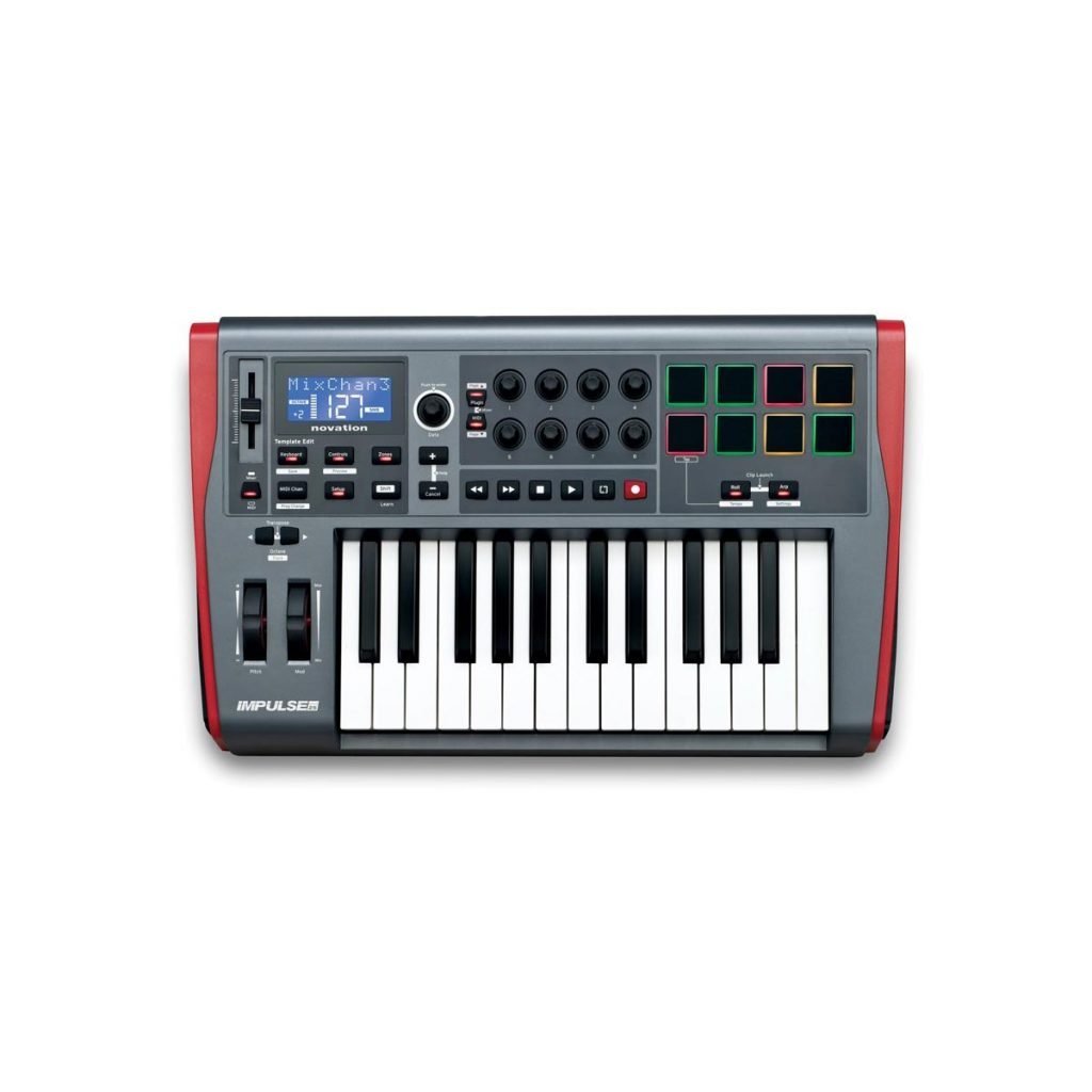 Novation Impulse 25 25-key MIDI Keyboard Controller - Audempire